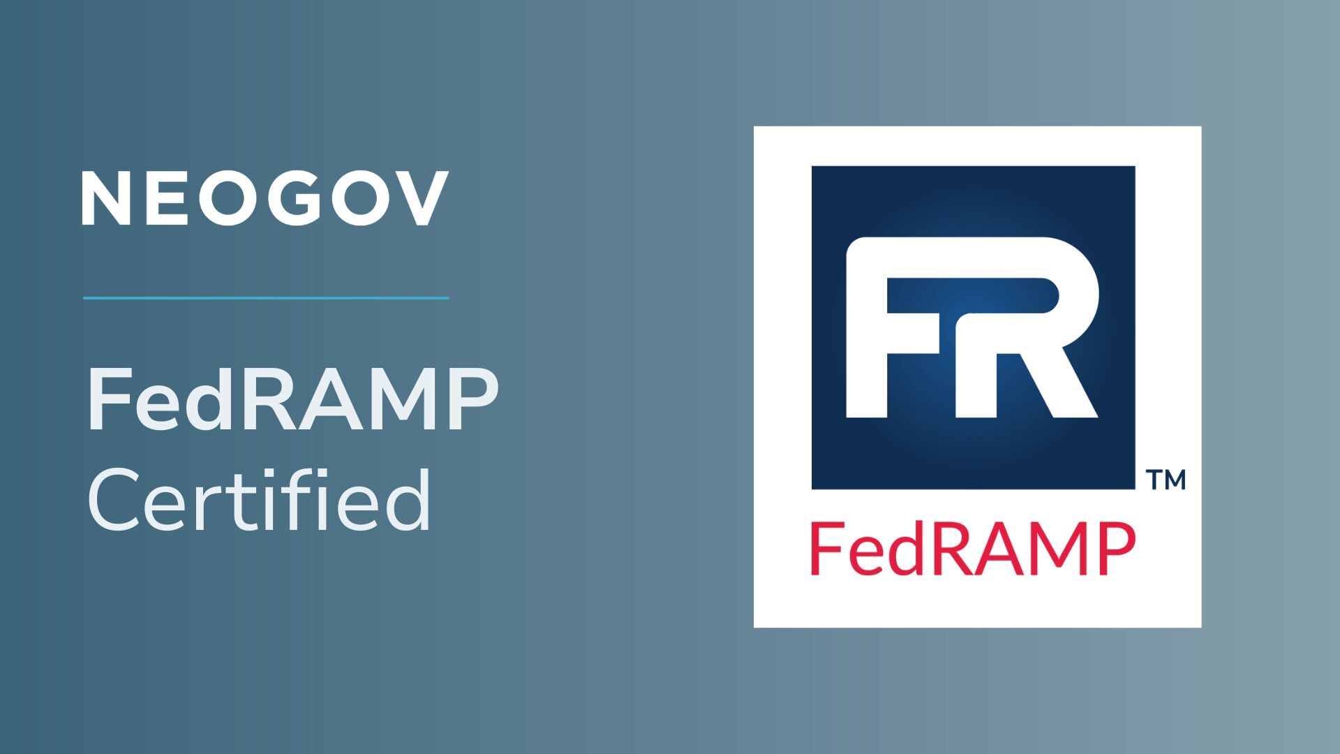 NEOGOV is FedRAMP Certified